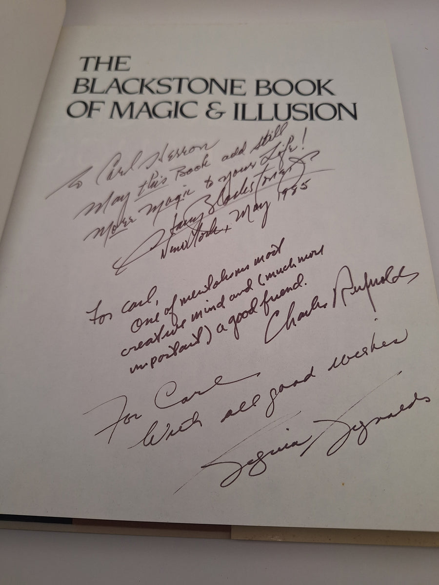 The Blackstone Book of Magic and Illusion - Harry Blackstone Jr. - Bro ...