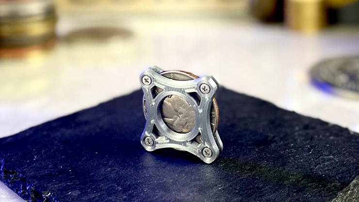 Coin Cage, Silver by Paul Carnazzo – Stevens Magic Emporium