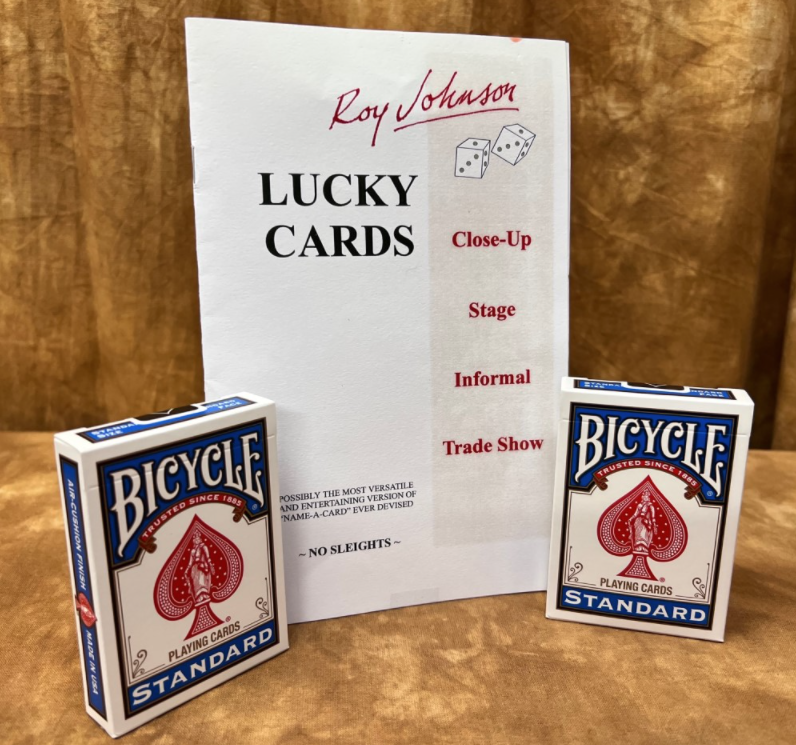 Lucky Cards - BLUE - Roy Johnson - Single Version – Stevens Magic Emporium