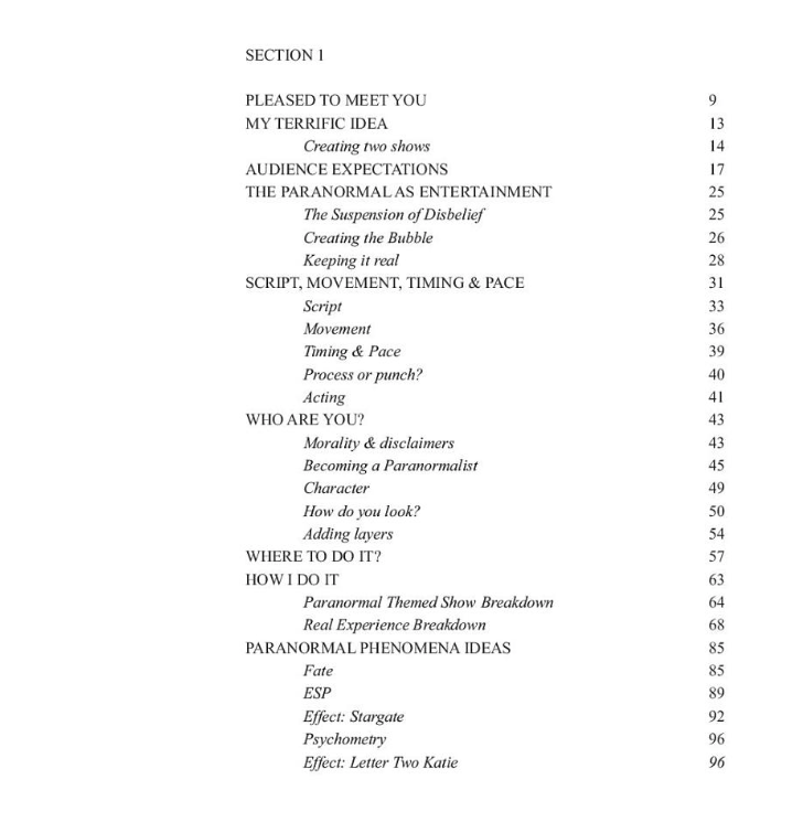 Practical Paranormal Performance - Anthony Heads - Book – Stevens Magic ...