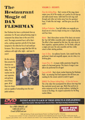 Restaurant Magic V3 by Dan Fleshman – Stevens Magic Emporium