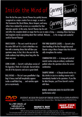 Inside the Mind of Garrett Thomas V3 by Garrett Thomas – Stevens Magic ...