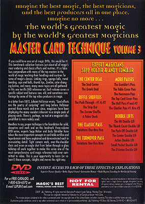 Master Card Technique V3, World's Greatest Magic – Stevens Magic Emporium