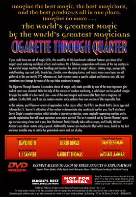World's Greatest Magic: Cigarette Through Quarter – Stevens Magic Emporium