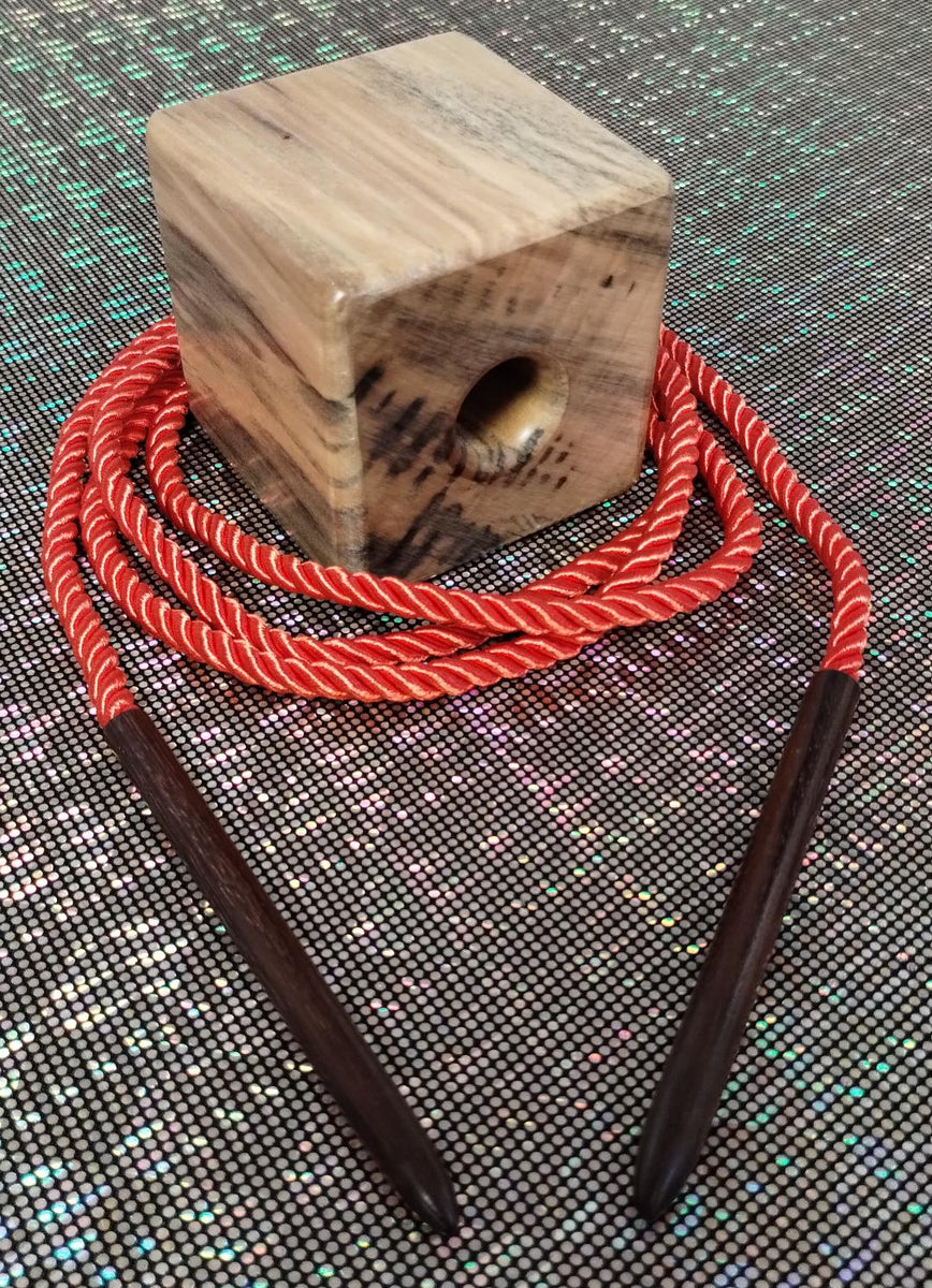 Block Off Cord Redux - Norfolk Island Pine Wood w/ Red Cord - Richard ...